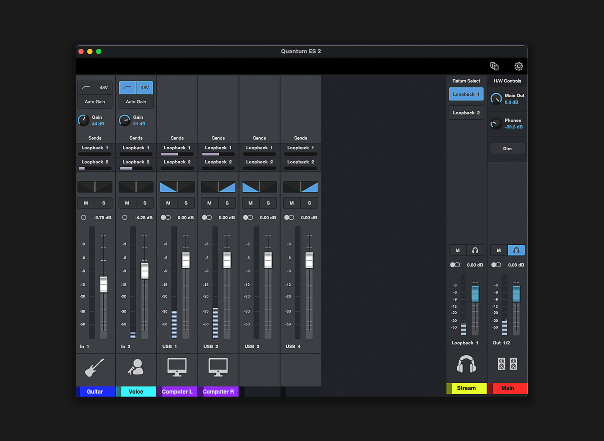 Quantum ES 2 USB-C Audio Interface – PreSonus